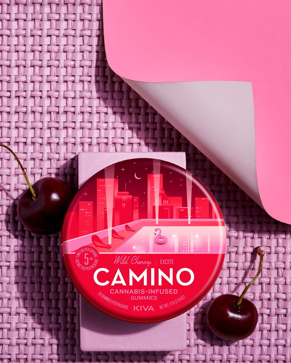 Camino 5mg Wild Cherry Gummies Cannabis Edibles Kiva Confections Camino 5mg Wild Cherry Gummies Cannabis Edibles Kiva Confections