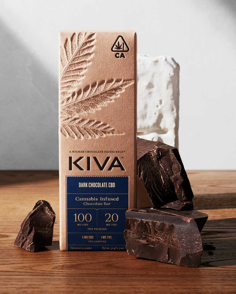 Kiva Bar CBD 5:1 Dark Chocolate Cannabis Edible | Kiva Confections