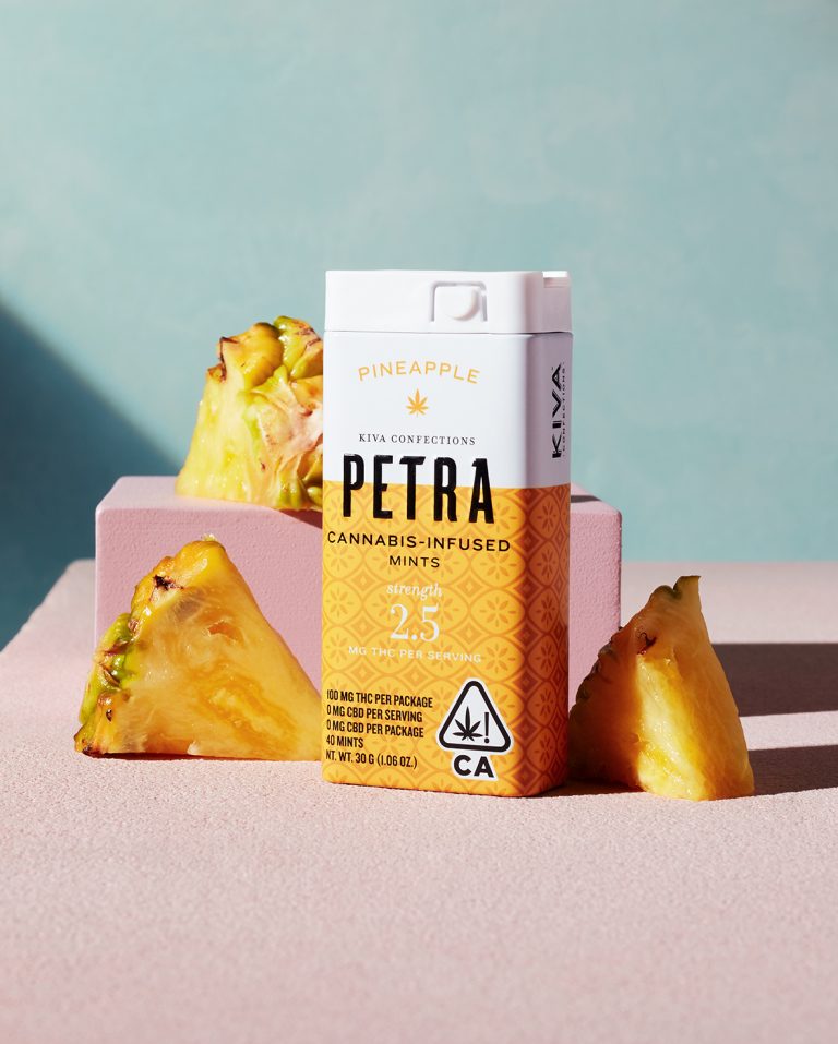 Petra Mint Pineapple Cannabis Edible | Kiva Confections