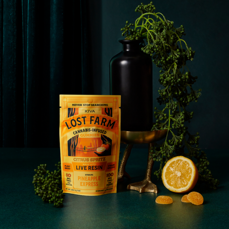 Lost Farm's 10mg Pineapple Express Gummies Review | Kiva Confections