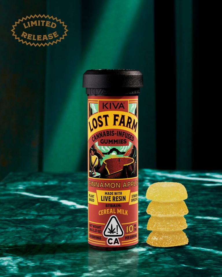 Lost Farm Live Resin Cinnamon Apple Gummies | Kiva Confections